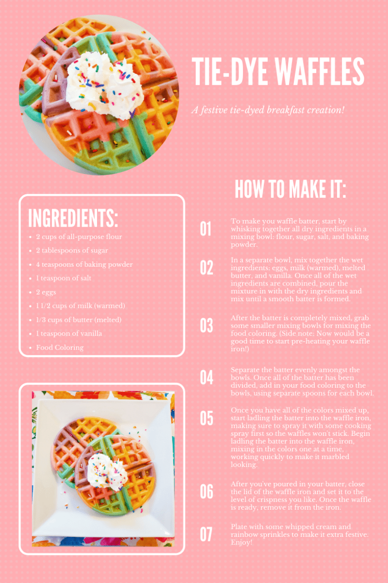Put a Groovy Twist on Breakfast With These Tie-Dye Waffles – The ...