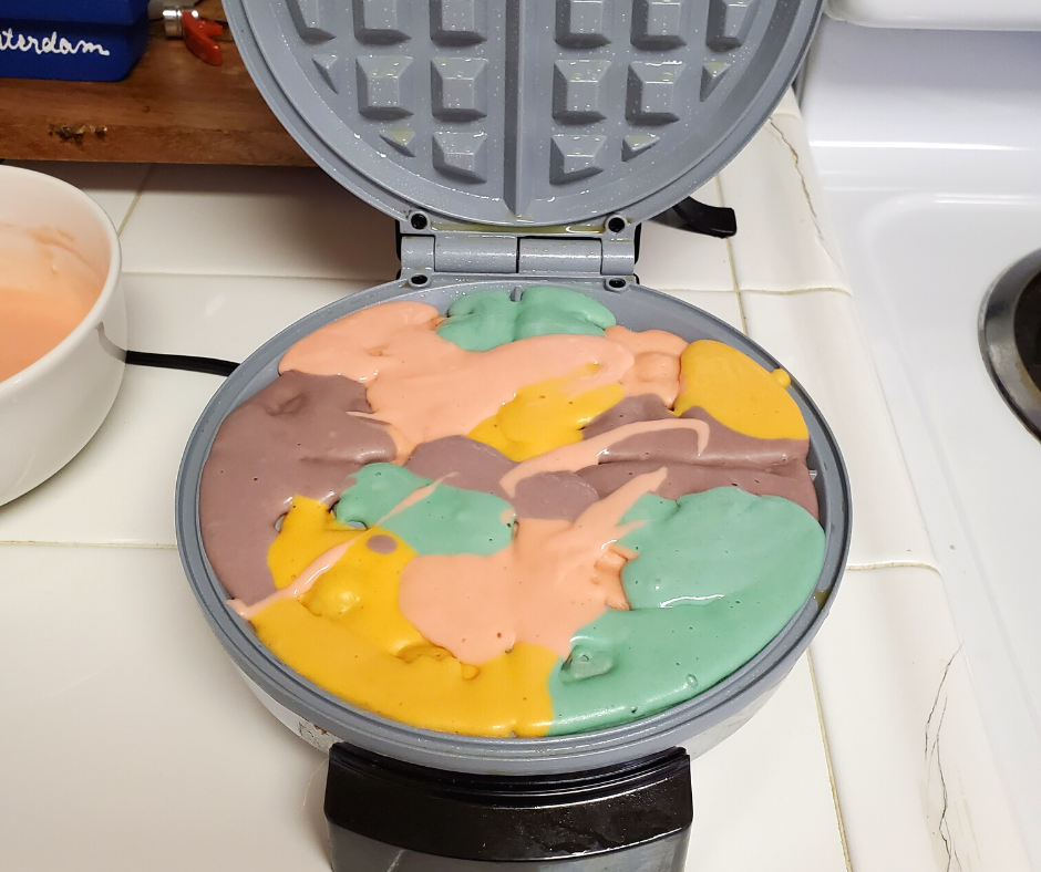 Put a Groovy Twist on Breakfast With These Tie-Dye Waffles – The ...