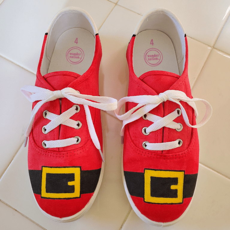 These DIY Santa Sneakers Are Claus-itively Adorable for Christmas – The ...