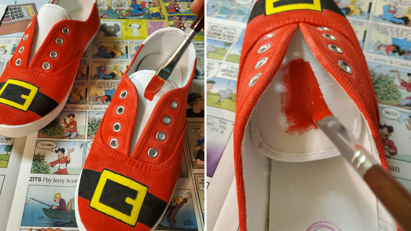 These DIY Santa Sneakers Are Claus-itively Adorable for Christmas – The ...